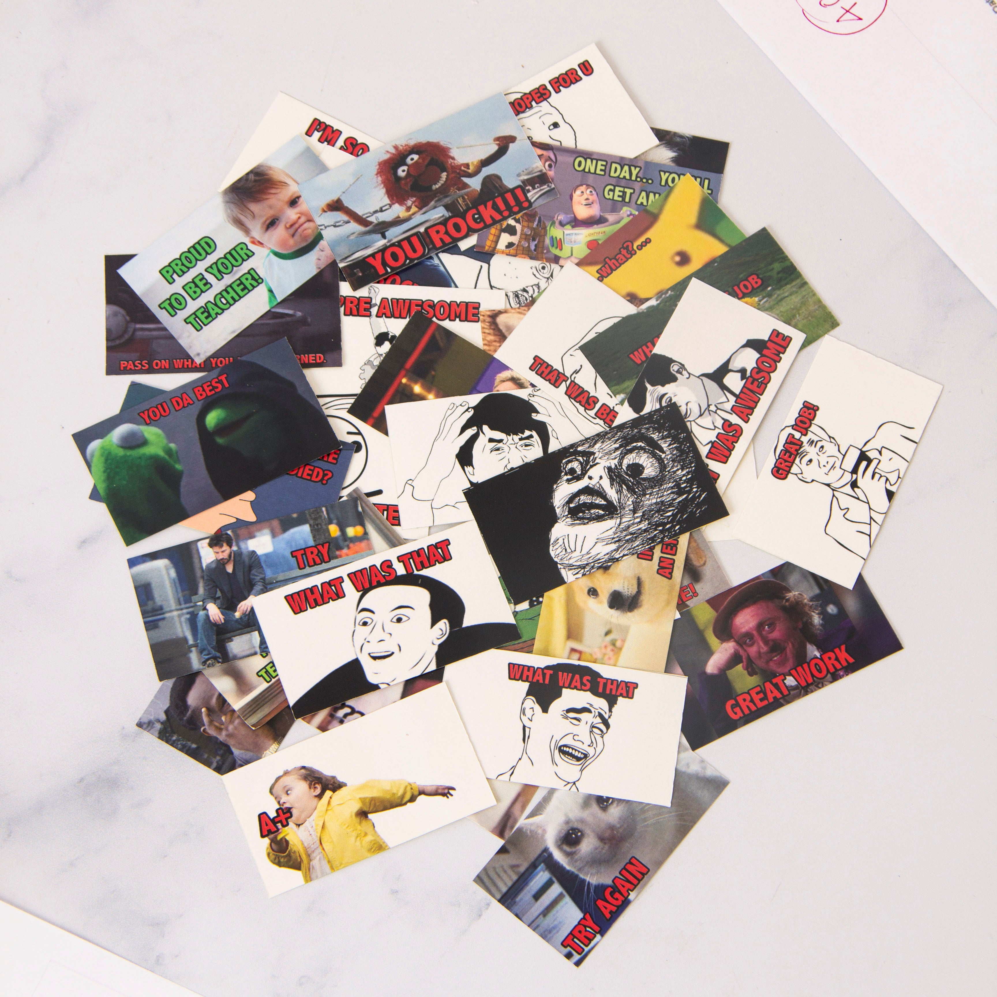 Funny Memes Teacher Grading Stickers – By Lana Yassine