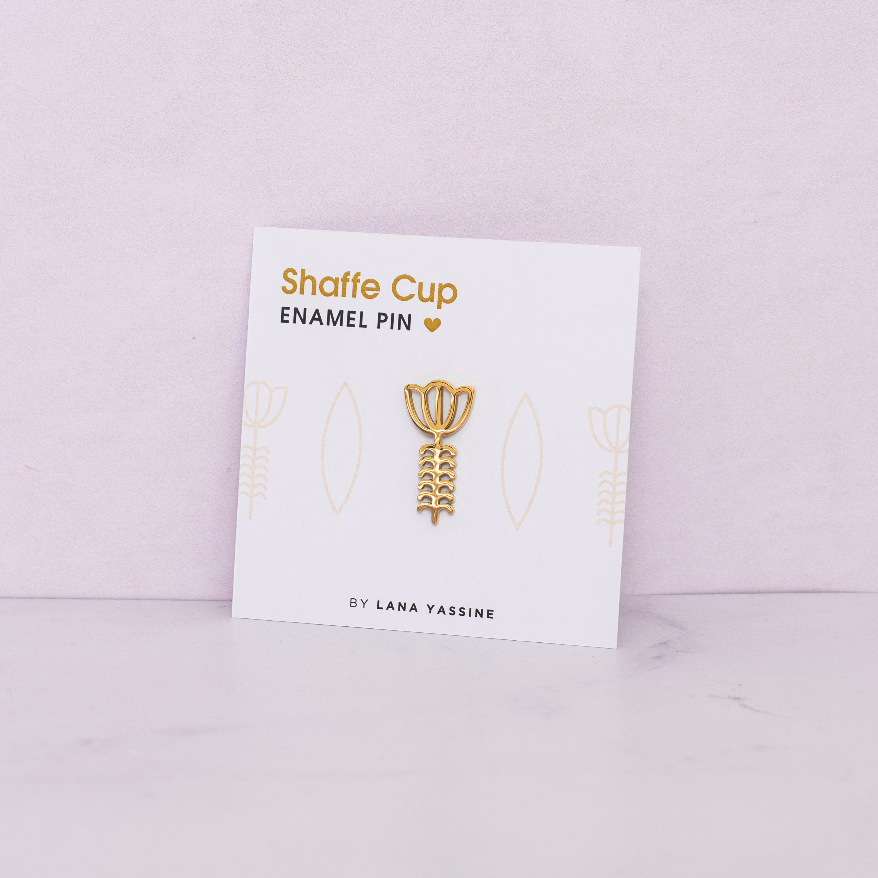 Shaffe Cup Enamel Pin – By Lana Yassine
